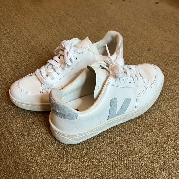 Veja | Shoes | Veja V2 Light Blue And White Sneakers Womens 7 | Poshmark